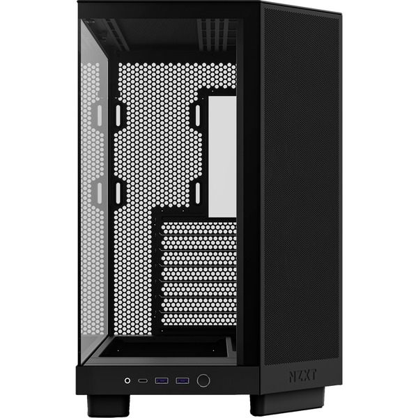 NZXT H6 Flow midi tower behuizing Zwart | 2x USB-A | 1x USB-C ...